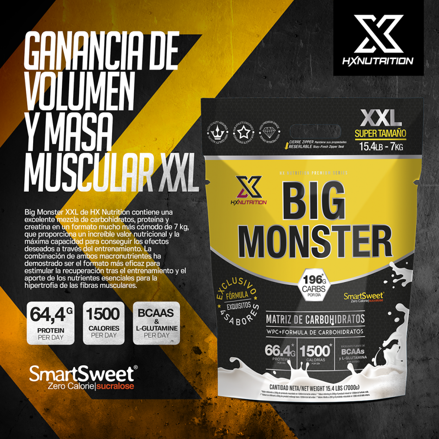 MASS GAINER BIG MONSTER 7KG hx - Prise de Masse